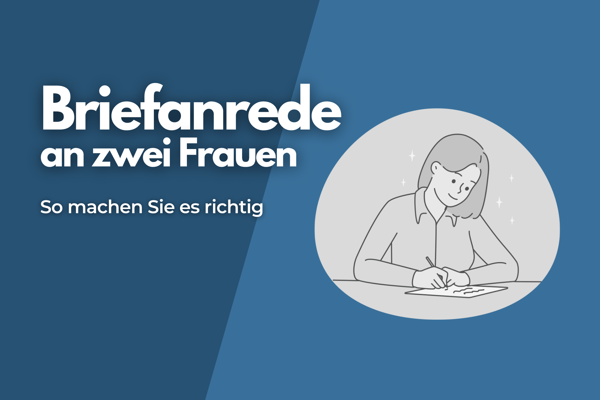 Anrede Zwei Frauen Die Richtige Reihenfolge