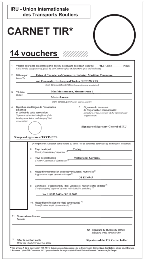 Wie Sie das Carnet TIR im Handumdrehen erledigen