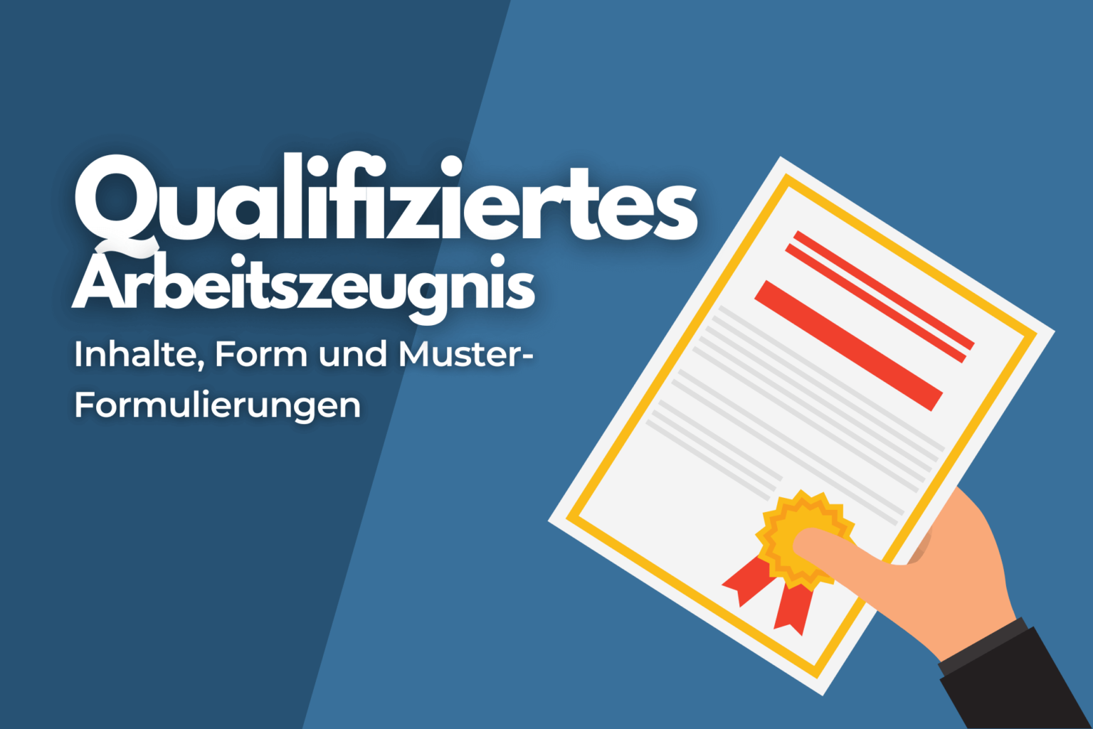 Schlussformel im Arbeitszeugnis - Noten & Muster