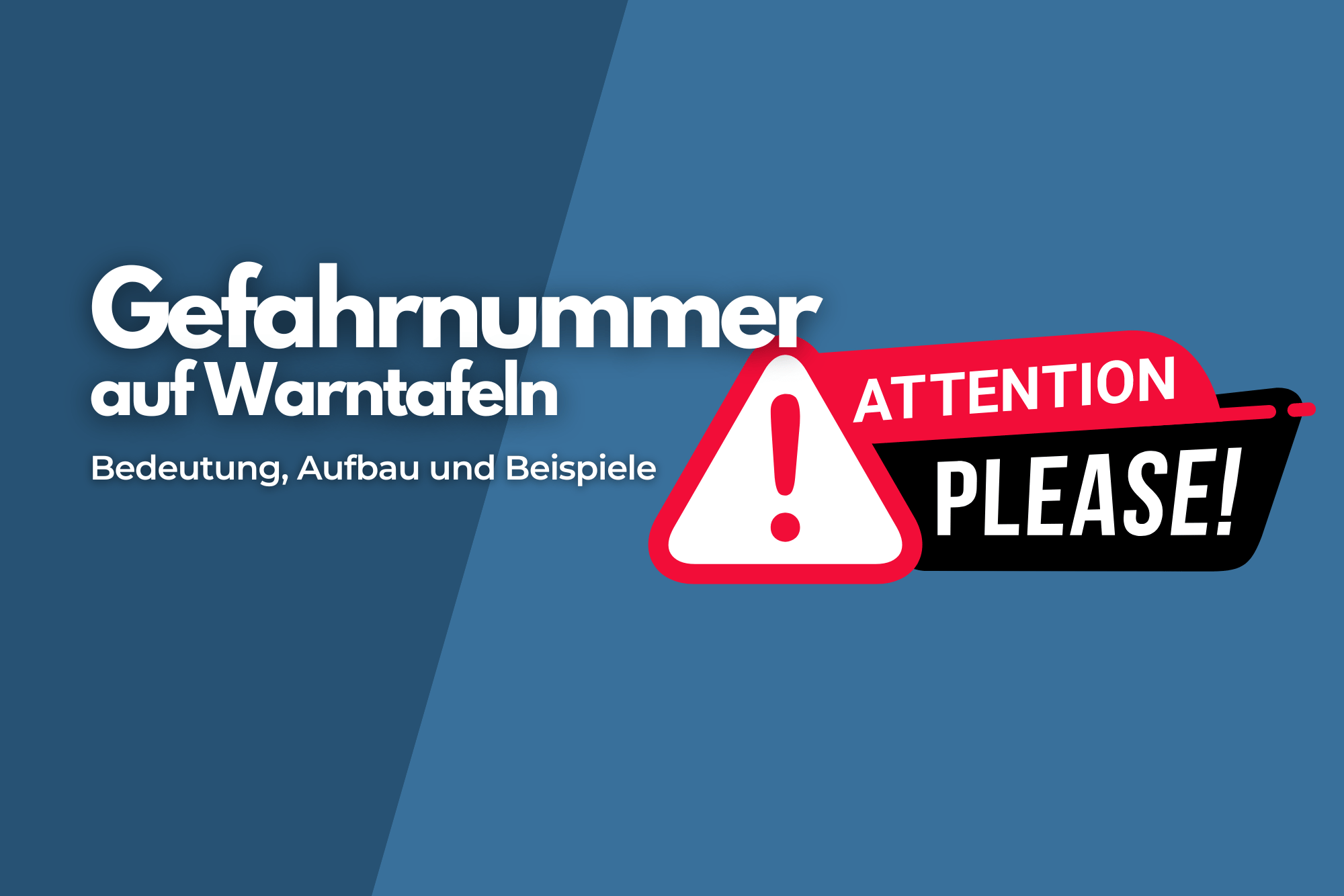 Gefahrnummer: Übersicht, Beispiele & Aufbau | Gefahrguttransport