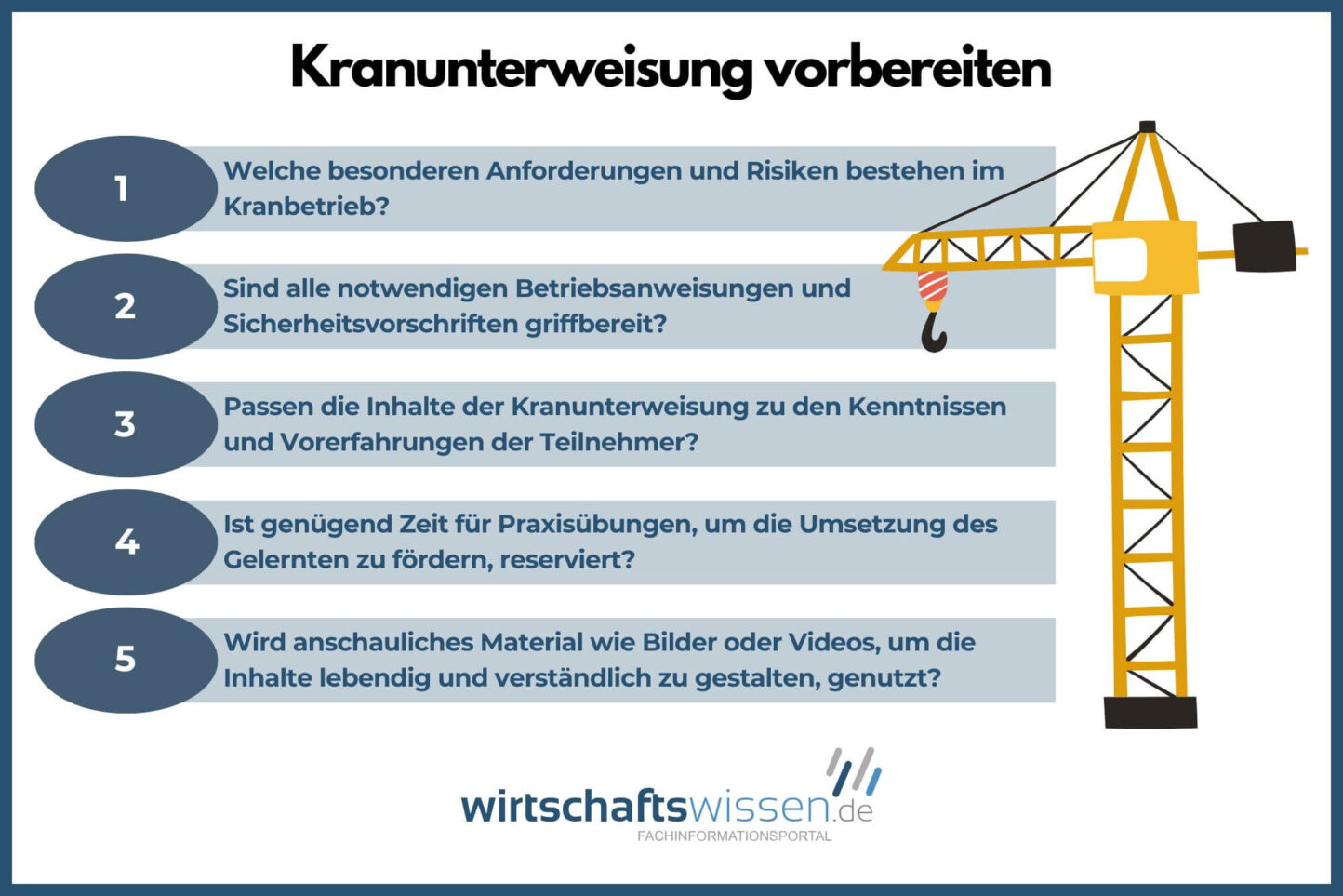 Kranunterweisung: Schlüssel zur Sicherheit im Kranbetrieb